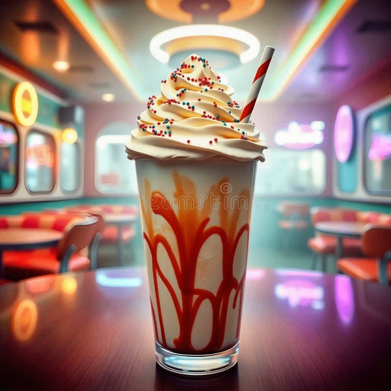 A Milkshake stock image. Image of tasty, breakfast, drink - 362390433