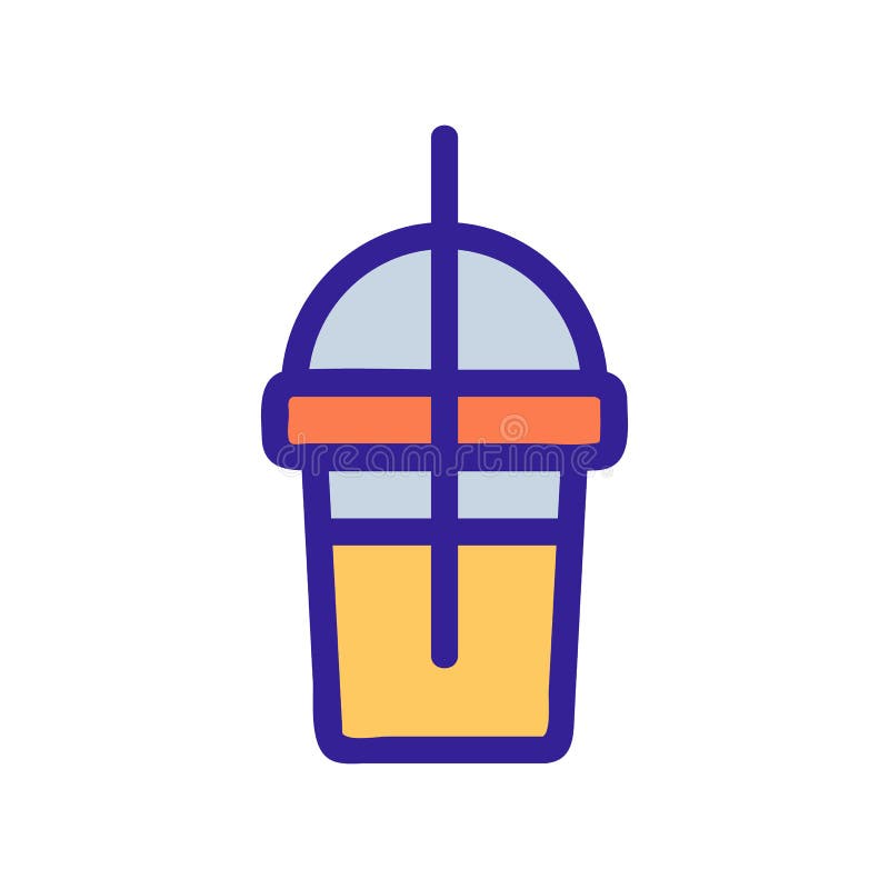 Milkshake Icon Vector. Isolated Contour Symbol Illustration Stock ...