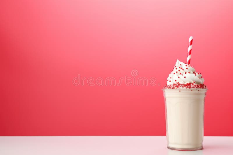 Milkshake Themed Background Large Copy Space - Stock Picture Backdrop ...