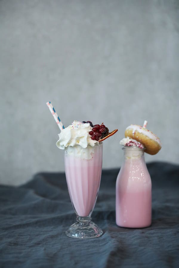 Milkshakes stock image. Image of fresh, shake, beverage - 89576185