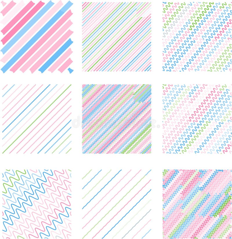 Milky Colorful Curved Pattern Background Illustration Set Stock Vector ...