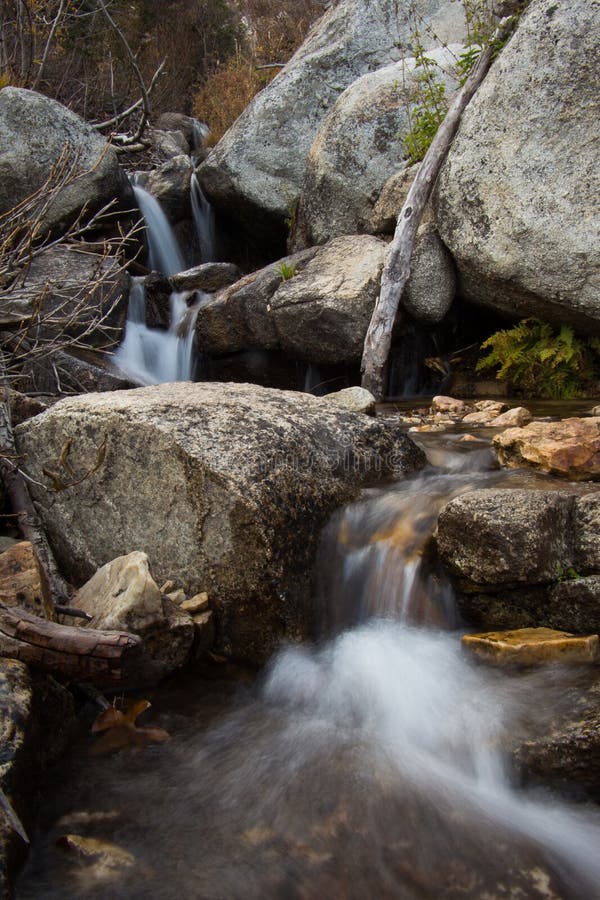 Milky Stream Flowing through Boulders Stock Photo - Image of summer ...