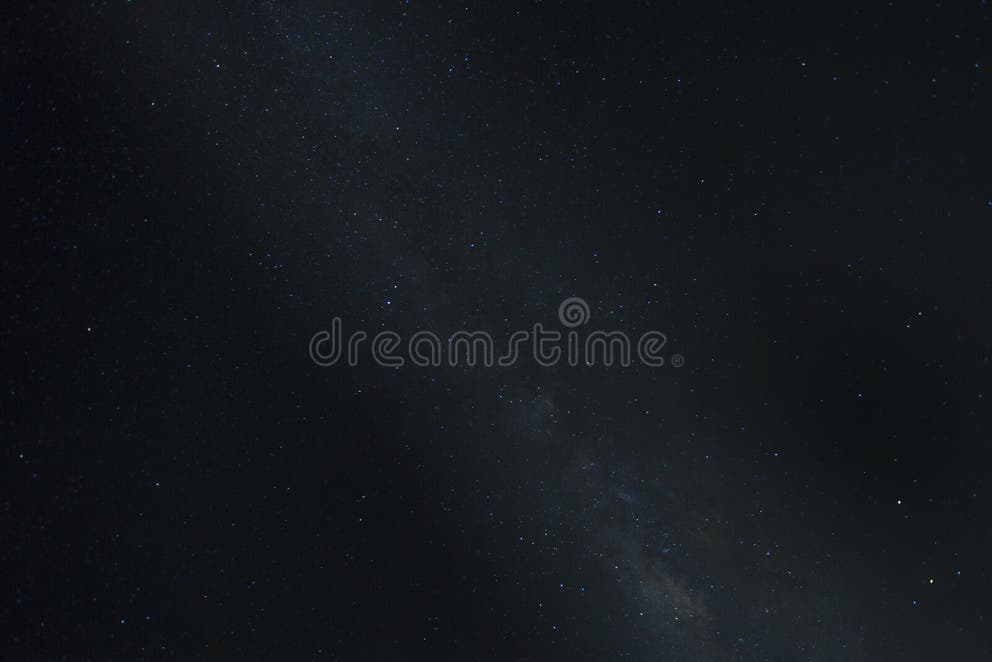 Milky Way Band in Night Sky of Stars Stock Photo - Image of night, band ...