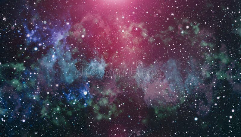 Cosmic Background . Stars of a Planet and Galaxy in a Free Space ...