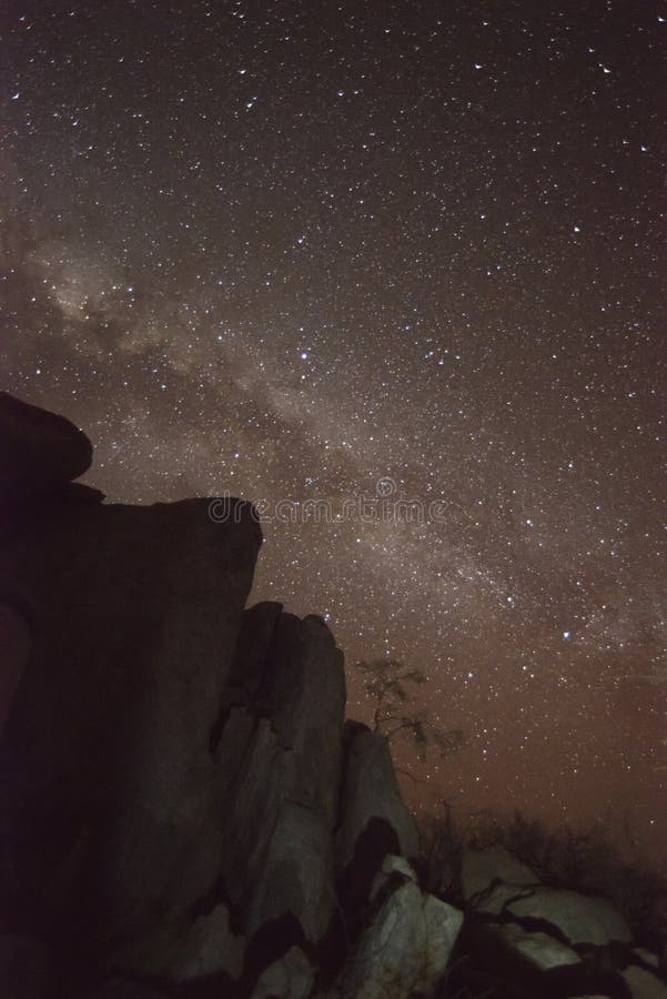 Milky Way in desert stock image. Image of starry, outdoors - 273528981