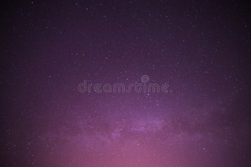 Milky Way Galaxy in Night Sky Stock Photo - Image of view, universe ...
