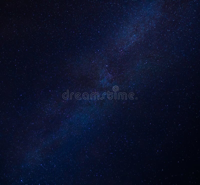 Milky Way Galaxy with Stars and Space Dust in the Universe. Stock Image ...