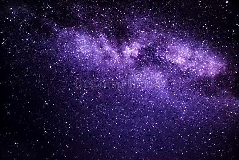 Purple Real Stars Background