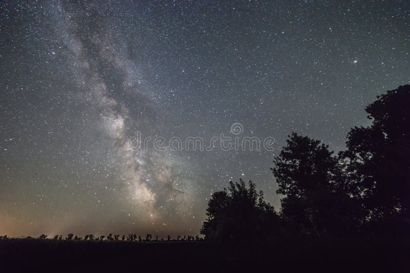 Milky Way stars stock image. Image of astrophotography - 55771201