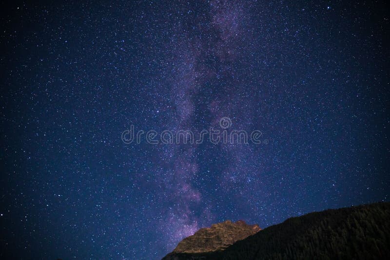 Milky Way Stars in the Sky during Night Time Stock Image - Image of ...
