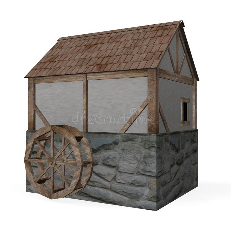 Medieval Mill Stock Illustrations – 1,313 Medieval Mill Stock ...