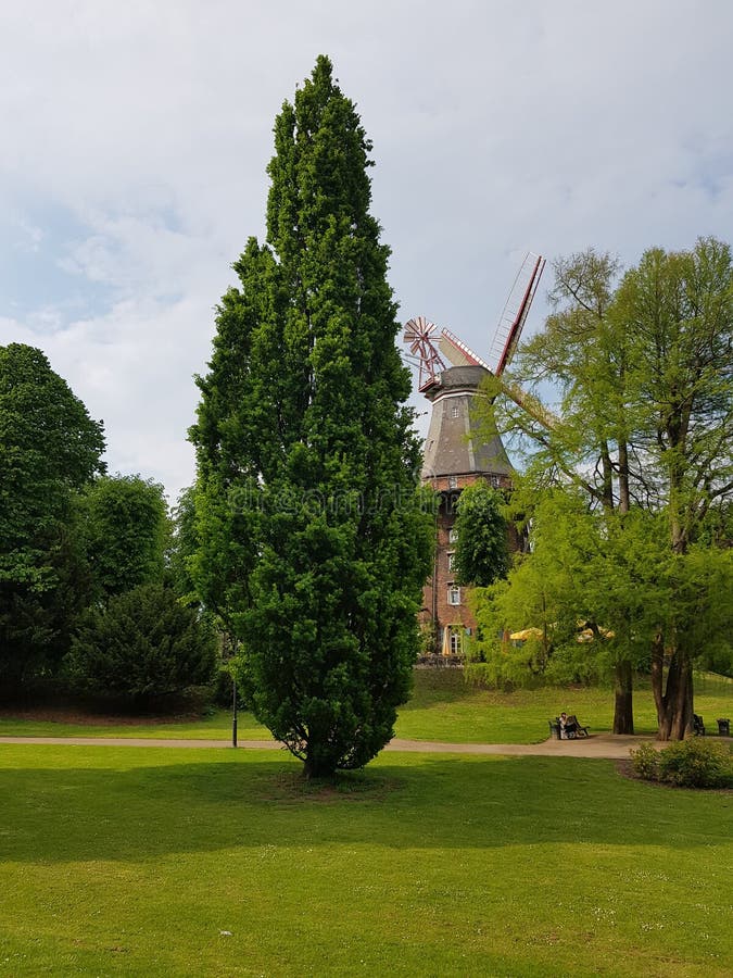 Mill stock image. Image of green, building, grass, mill - 148131329