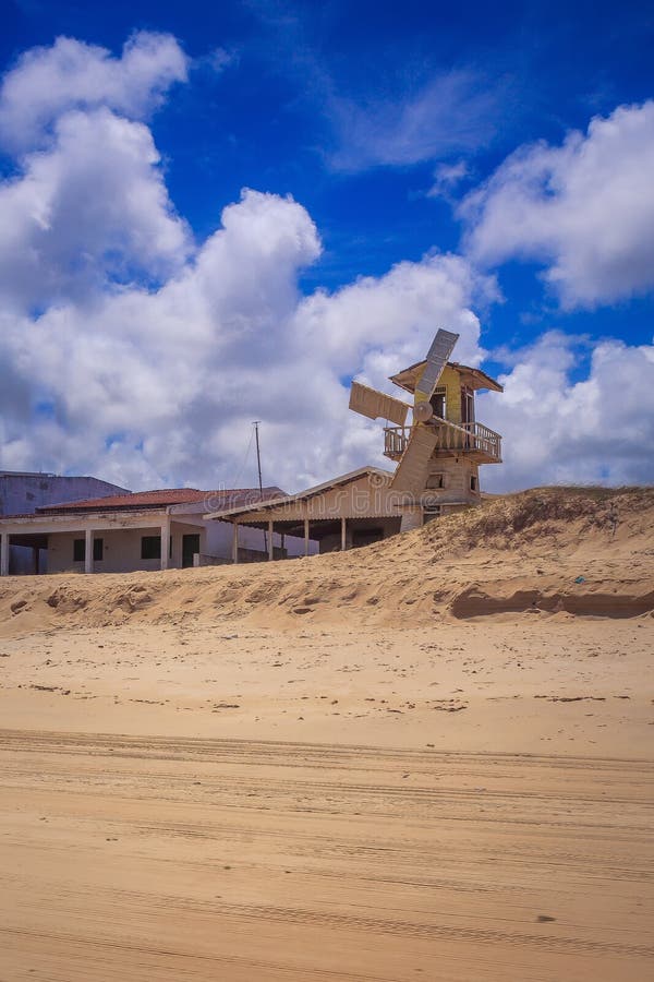 Windmill on the Beach Border Stock Image - Image of mill, moinho: 219972773