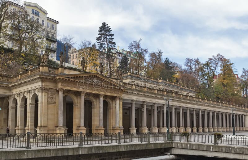 Mill Colonnade,Karlovy Vary Stock Image - Image of springs, karlsbad ...