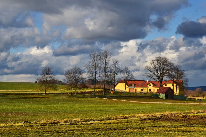 Mill in the fields stock photo. Image of environmental - 52607830