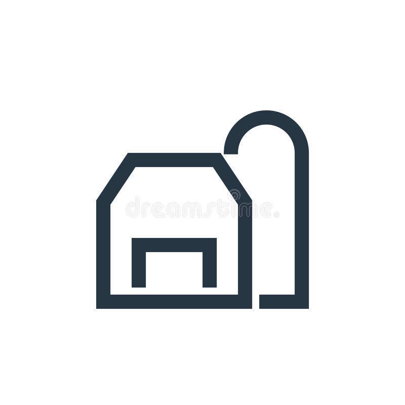 Mill Icon Vector from Nature Concept. Thin Line Illustration of Mill ...