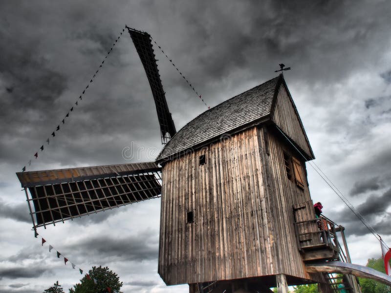 Mill stock image. Image of clouds, germany, bockwindmuehle - 54698533