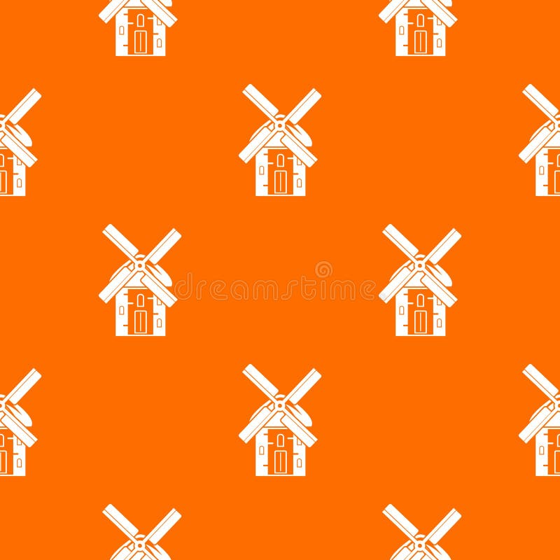 Mill pattern seamless stock vector. Illustration of drawn - 100325532