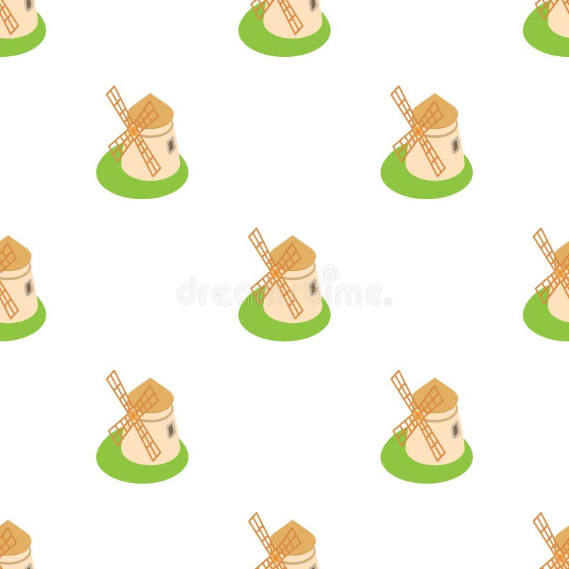 Mill Pattern Seamless Vector Stock Vector - Illustration of agriculture ...