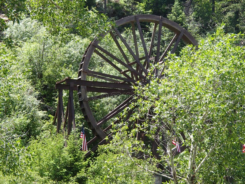 Mill Water wheel stock photo. Image of huge, water, inventive - 94718880