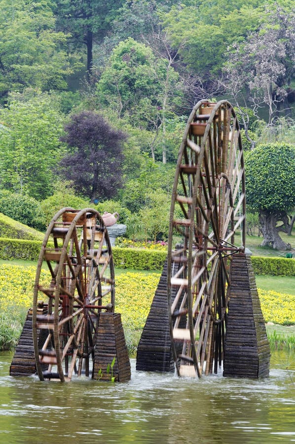 Mill wheel stock photo. Image of cornmeal, trees, wallpaper - 4727882