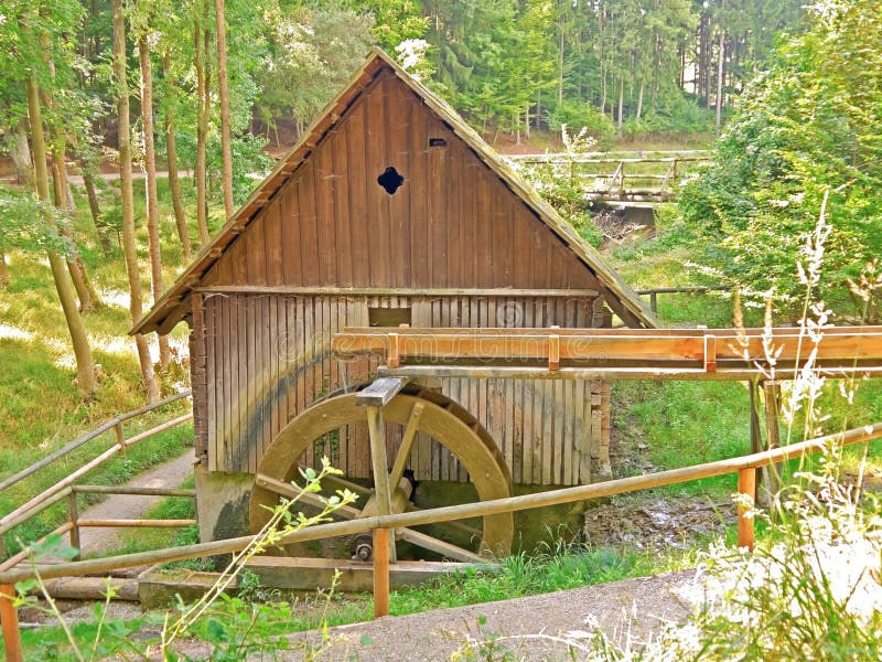 Mill wheel stock photo. Image of wheel, mill, cottage - 44284856