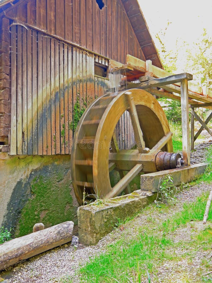 Mill wheel stock photo. Image of wheel, mill, cottage - 44284856