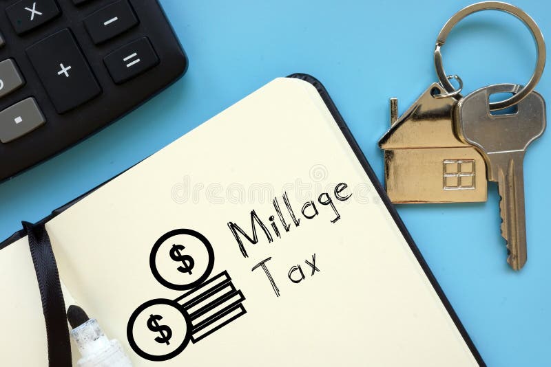 Millage Tax is Shown Using the Text Stock Image - Image of mortgage ...