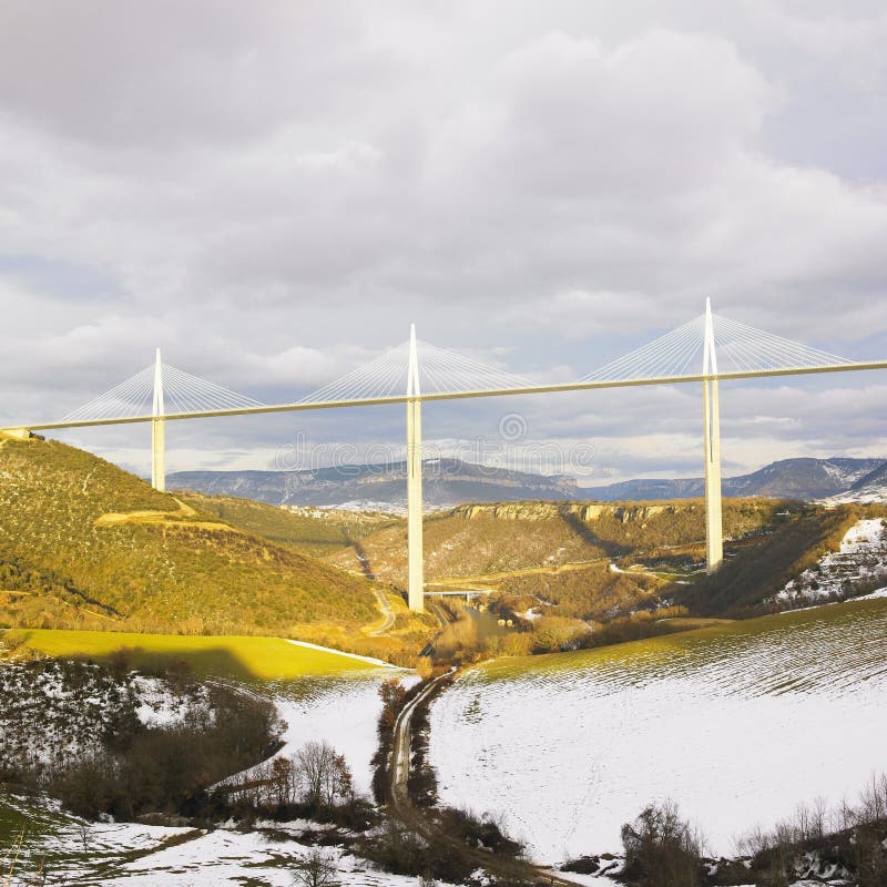 Millau Viaduct editorial stock image. Image of world - 17019254