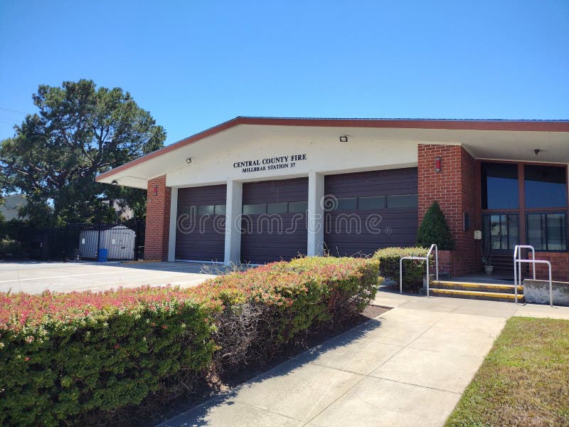 Millbrae City Center, , California Editorial Photo - Image of library ...