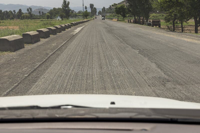 Milled Asphalt from the Road Surface for Laying New Asphalt Stock Image ...