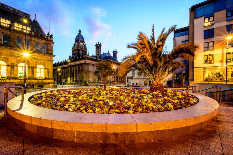 Millenium Square Leeds UK editorial stock image. Image of square ...