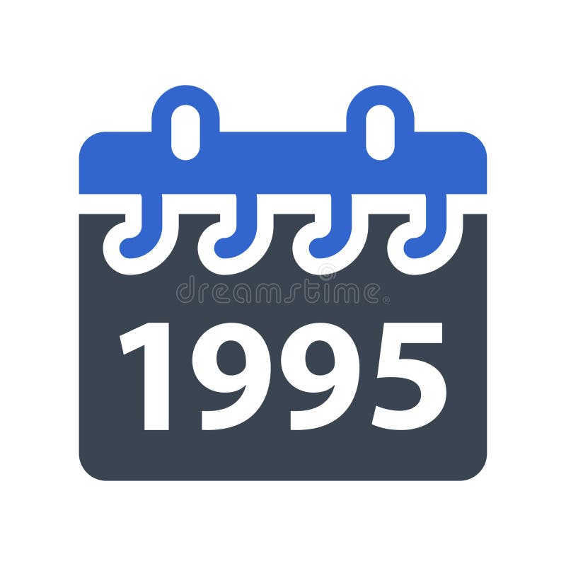 Millennial born icon stock vector. Illustration of calendar - 344605255