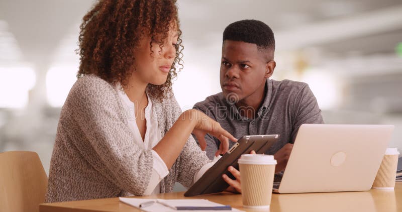 Black People Comparing Notes Stock Photos - Free & Royalty-Free Stock ...