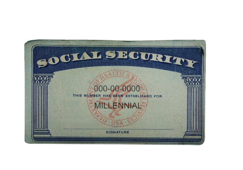 Social security card stock image. Image of original - 159868289