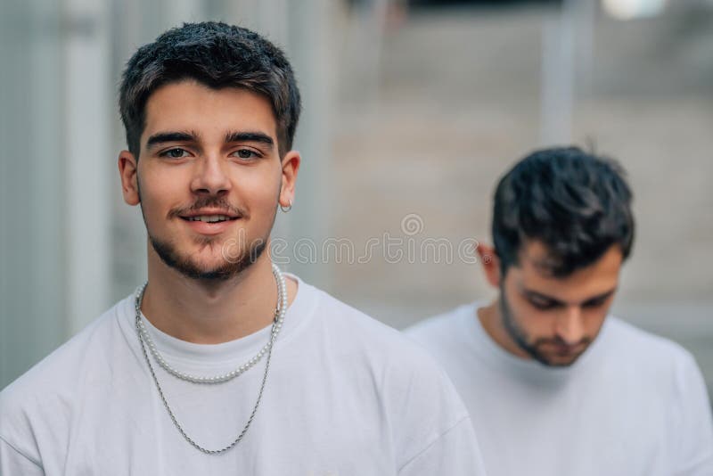 Young People or Students on the Street Stock Image - Image of people ...