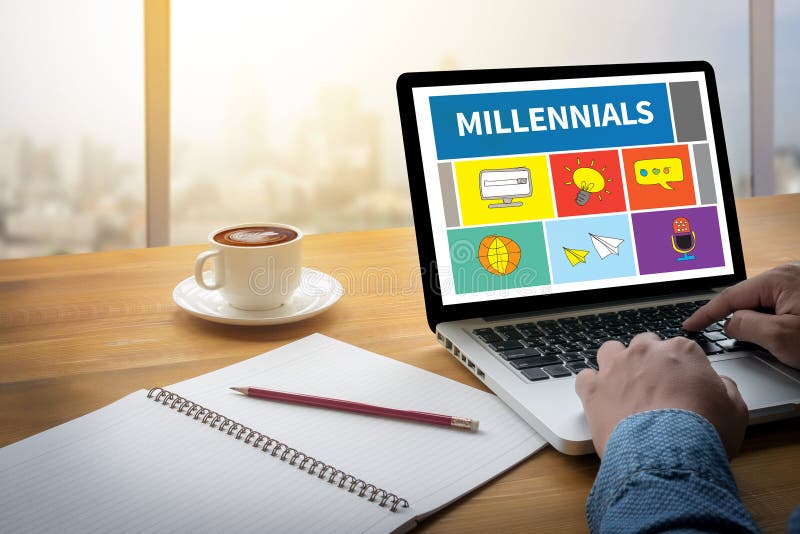 MILLENNIALS stock image. Image of internet, lifestyle - 78535833