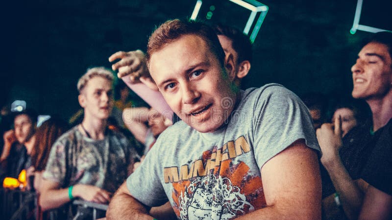 Millennials are Dancing in Night Club. Night Club Party Editorial Photo ...