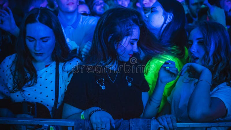 Millennials are Dancing in Night Club. Night Club Party Editorial Image ...