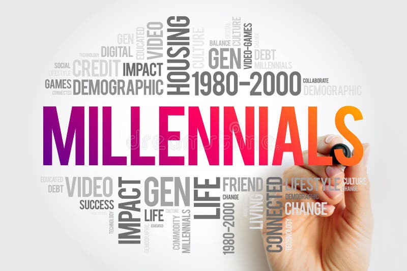 Generation X Word Cloud Concept Collage Background Stock Photo - Image ...