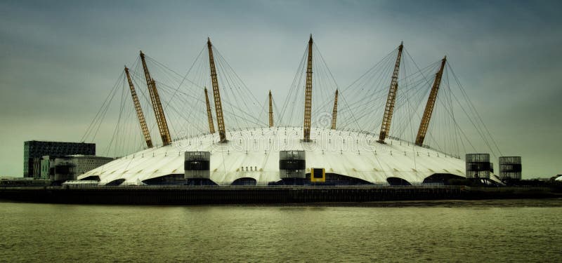 Millennium Dome in London editorial stock image. Image of blue - 28215319