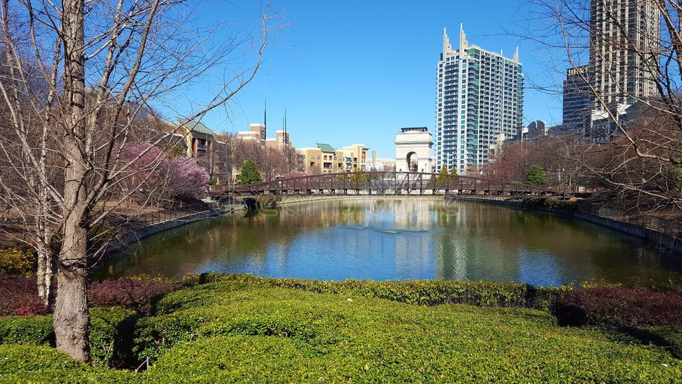 Millennium Gate Museum editorial photography. Image of midtown - 87373527