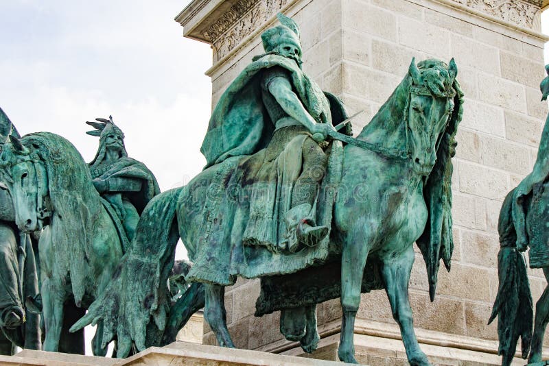 Millennium Monument -front View Stock Image - Image of independence ...