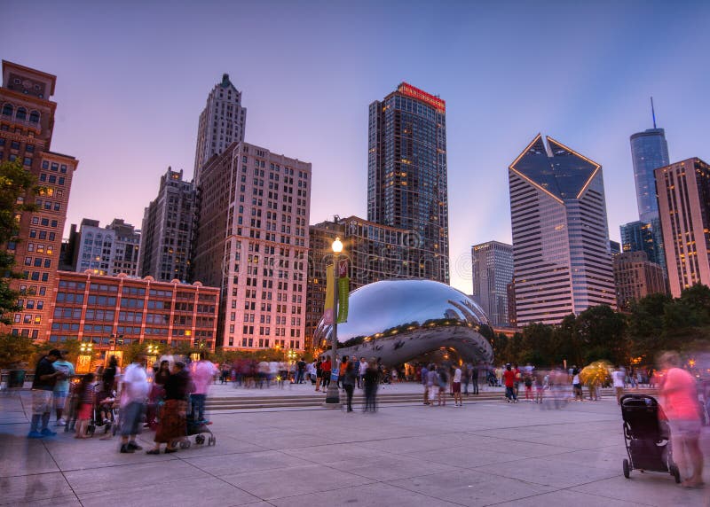 227 Chicago Bean Sunset Stock Photos - Free & Royalty-Free Stock Photos ...