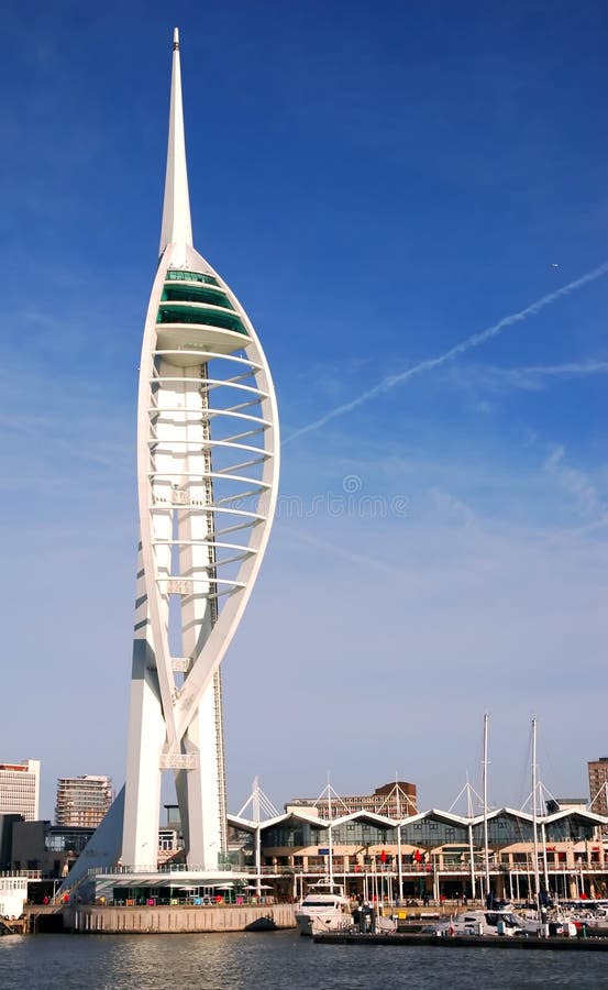 Millennium Spinnaker Tower editorial image. Image of building - 4489115