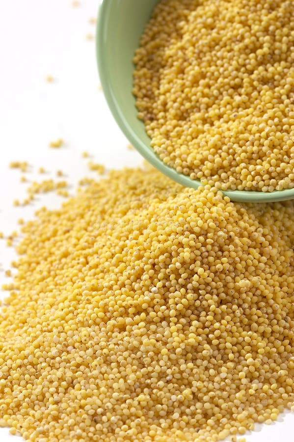 Millet stock photo. Image of yellow, seed, handful, foodstuff - 1226762