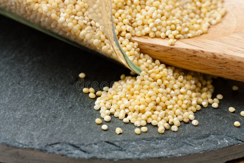 Millet stock photo. Image of countertop, healthy, uncooked - 18645770