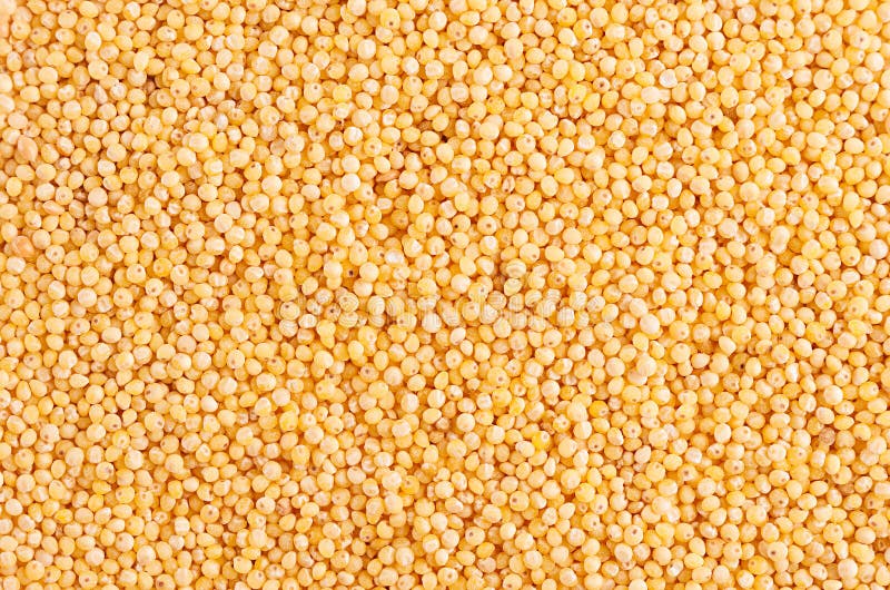 Millet Background. Top View, Closeup. Stock Image - Image of breakfast ...