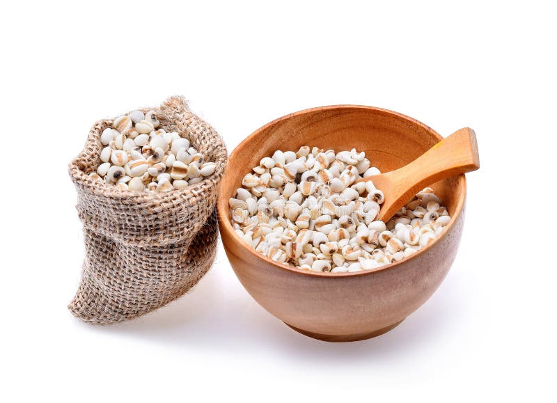 Millet Grains on White Background Stock Image - Image of nutrition ...
