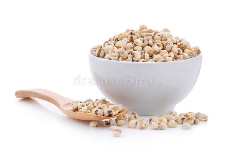 Millet Grains on White Background Stock Image - Image of nature ...